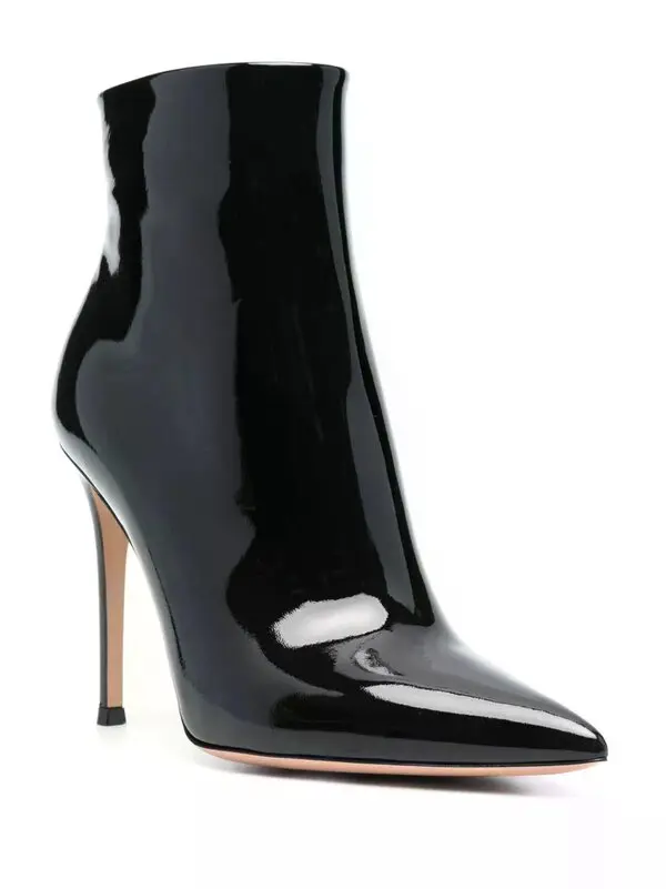 GIANVITO ROSSI 110mm Patent Leather Boots