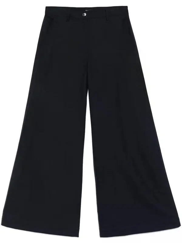 Theory Wide-leg Flannel Trousers
