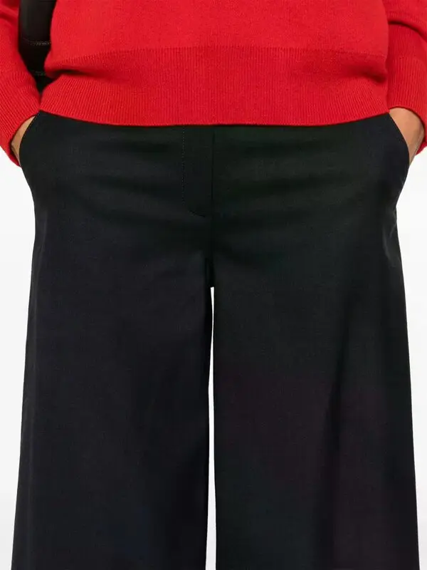 Theory Wide-leg Flannel Trousers