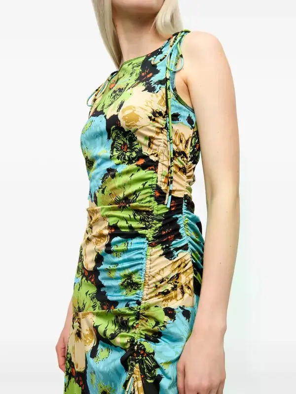 GANNI Floral-print Dress