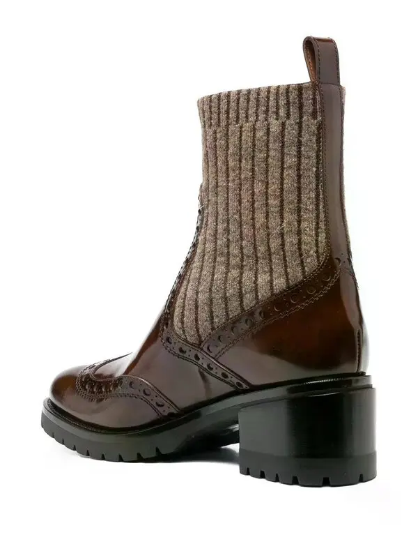 Santoni Sock-style Ankle Boots