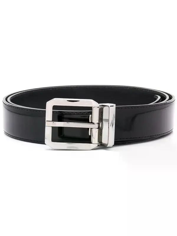 Dolce & Gabbana Square Buckle Belt - Black