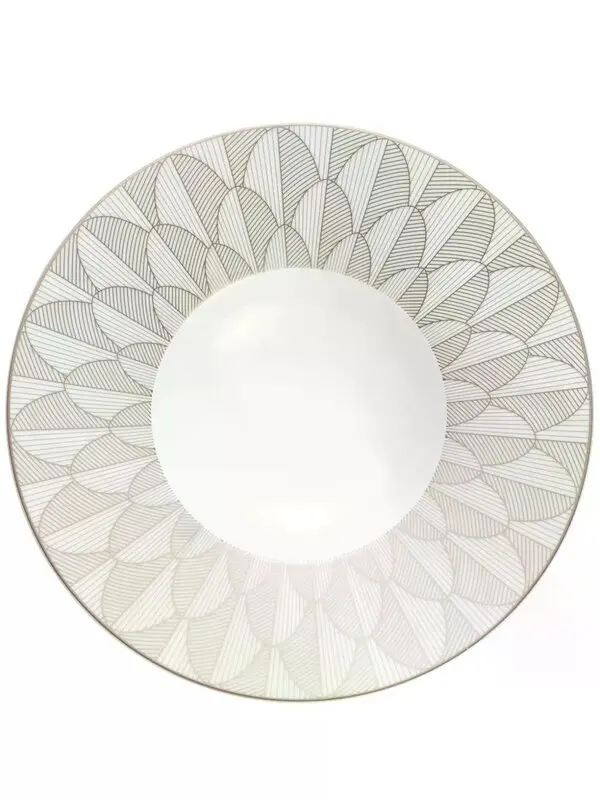 Christofle Large Malmaison Impériale Rim Plate - Black