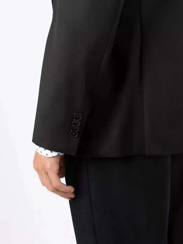 BOSS Single-breasted Fitted Blazer - Black