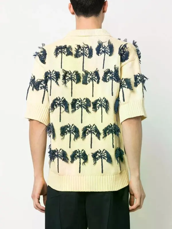 JIL SANDER Palm-tree Polo Shirts