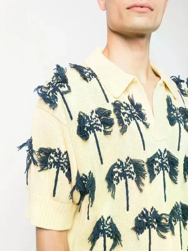 JIL SANDER Palm-tree Polo Shirts
