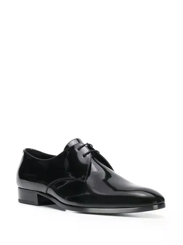 Saint Laurent Varnished Leather Derby Shoes
