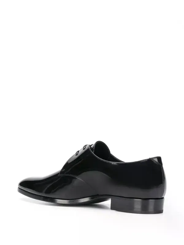 Saint Laurent Varnished Leather Derby Shoes