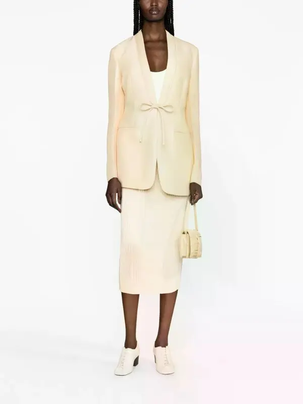 JIL SANDER Ribbed-knit Midi Skirt