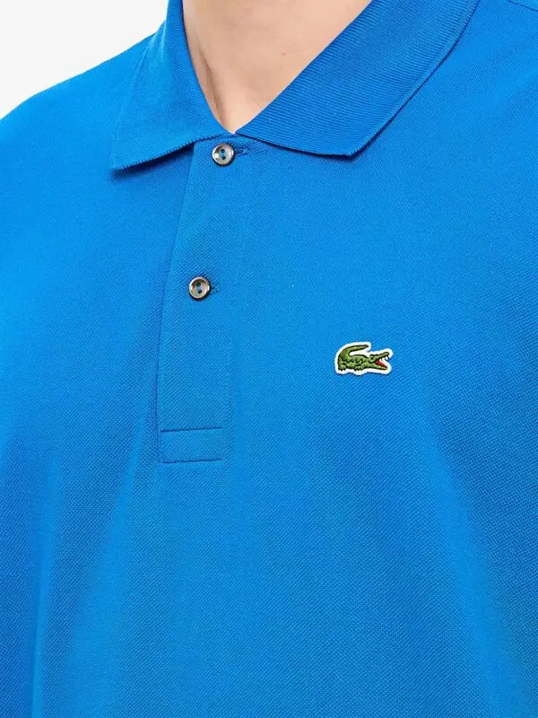 Lacoste Logo-appliqué Polo Shirt - Blue