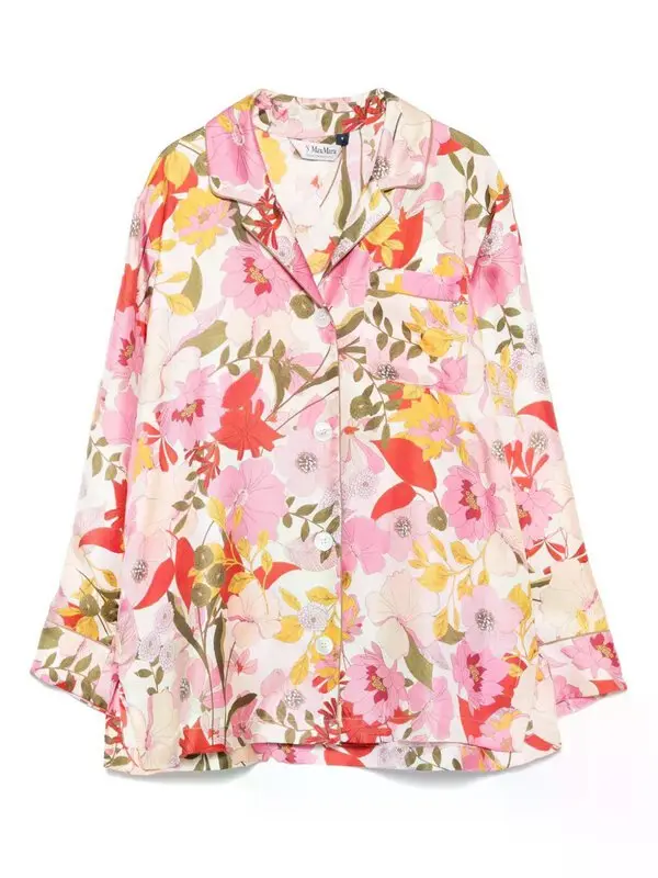 Max Mara Floral Print Shirt
