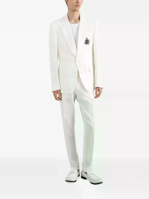 Dolce & Gabbana Logo-embroidered Blazer
