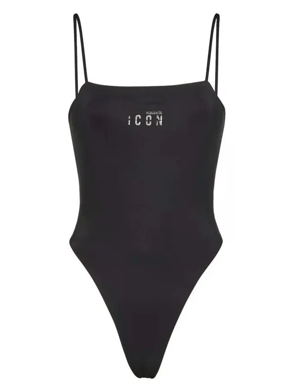 Dsquared2 Icon Low-back Swimsuit - Black