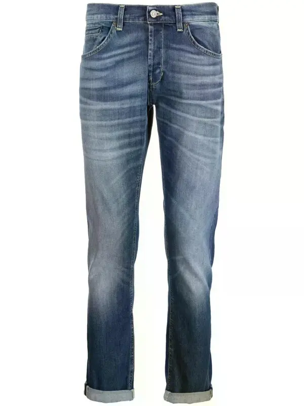 DONDUP Low-rise Straight-leg Jeans - Blue