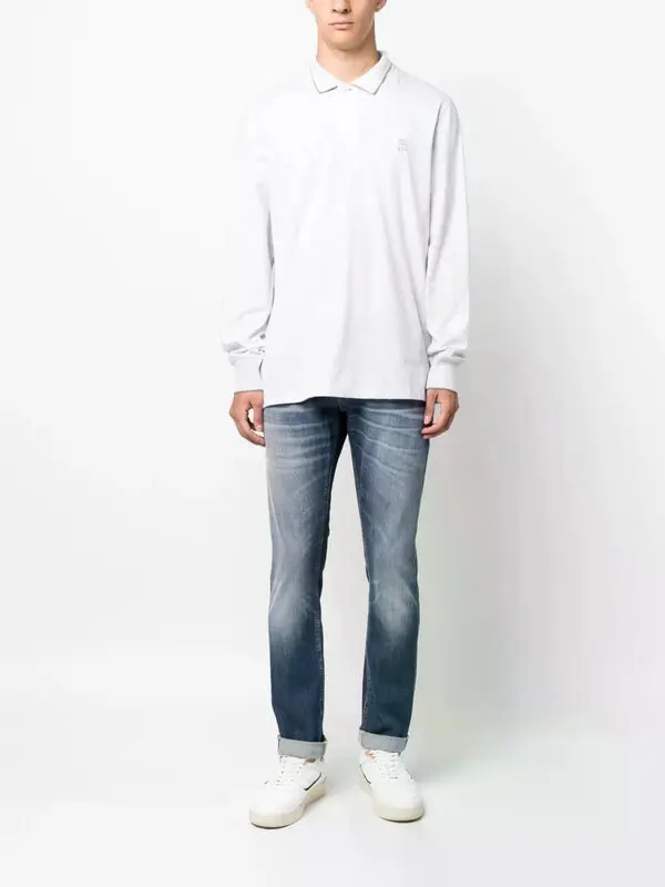 DONDUP Low-rise Straight-leg Jeans - Blue
