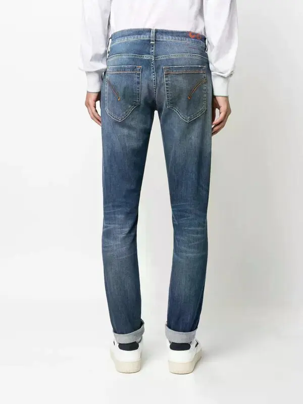 DONDUP Low-rise Straight-leg Jeans - Blue