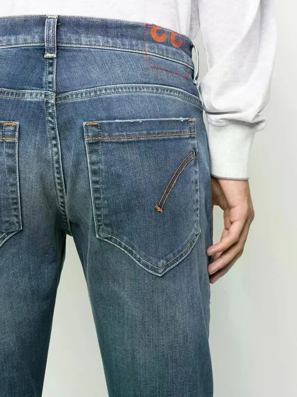 DONDUP Low-rise Straight-leg Jeans - Blue