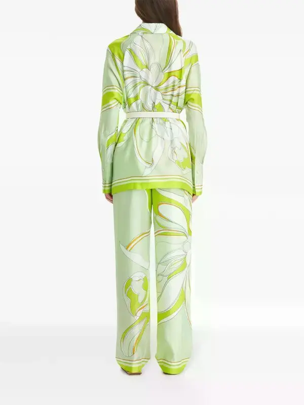 Tory Burch Floral-print Silk Shirt