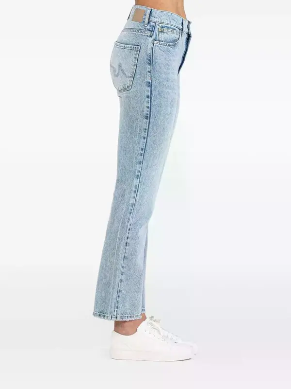 Ag Logo-patch Straight Leg Jeans