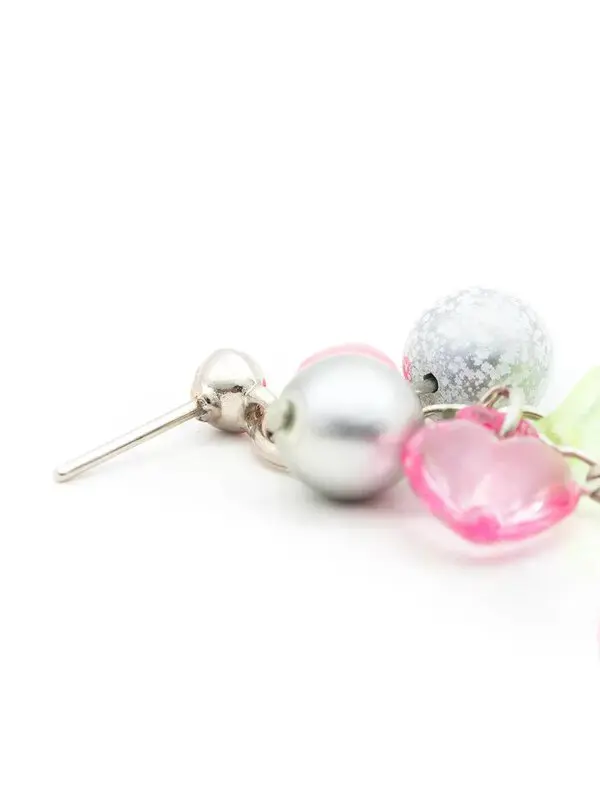 AMIR SLAMA Floral-appliqué Drop Earrings