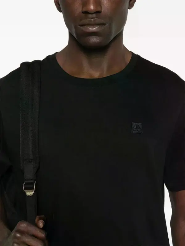 Moose Knuckles Logo-patch T-shirt