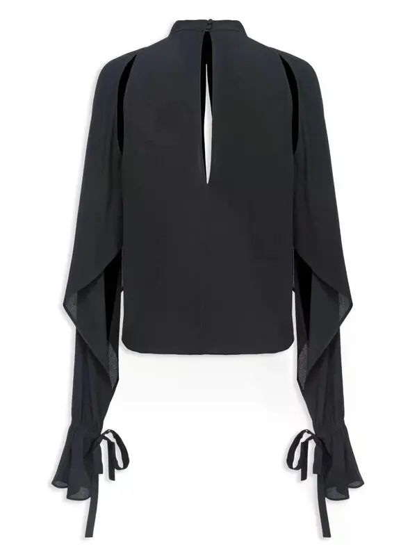 Pinko Cut-out Long-sleeve Blouse