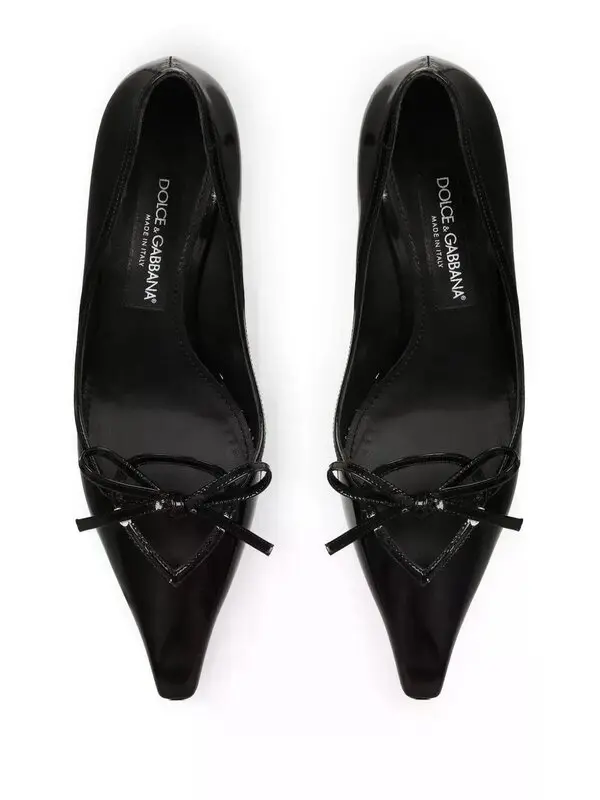 Dolce & Gabbana Dna Ribbon-tie Leather Pumps