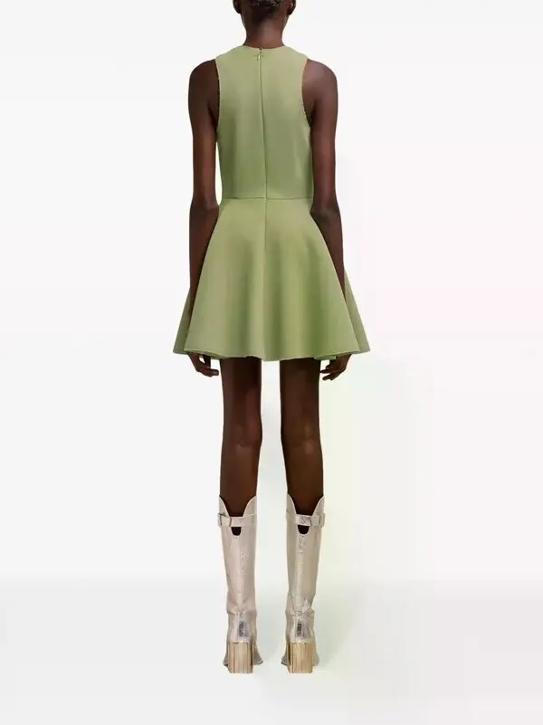 AMI Paris Virgin Wool Skater Mini Dress