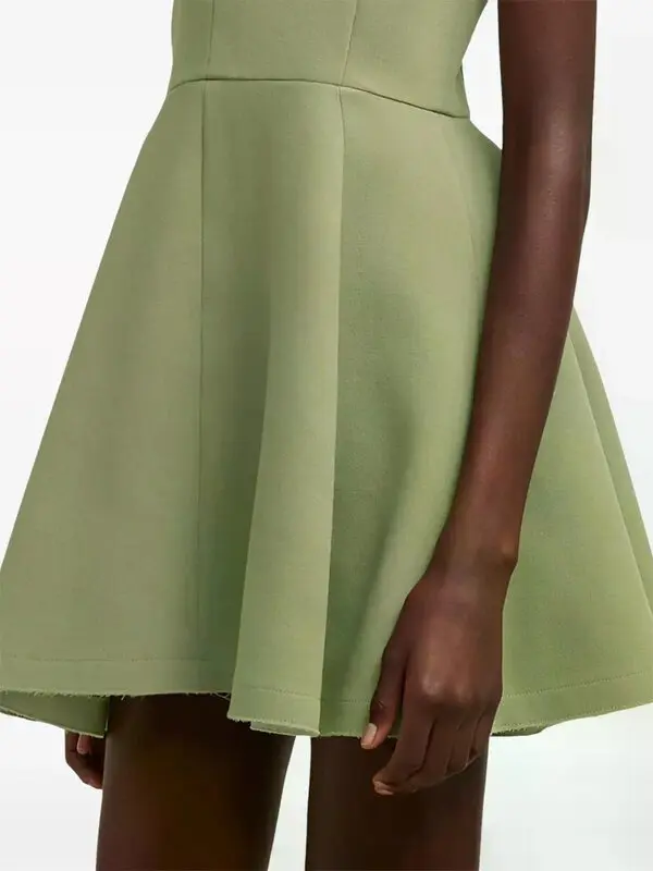 AMI Paris Virgin Wool Skater Mini Dress