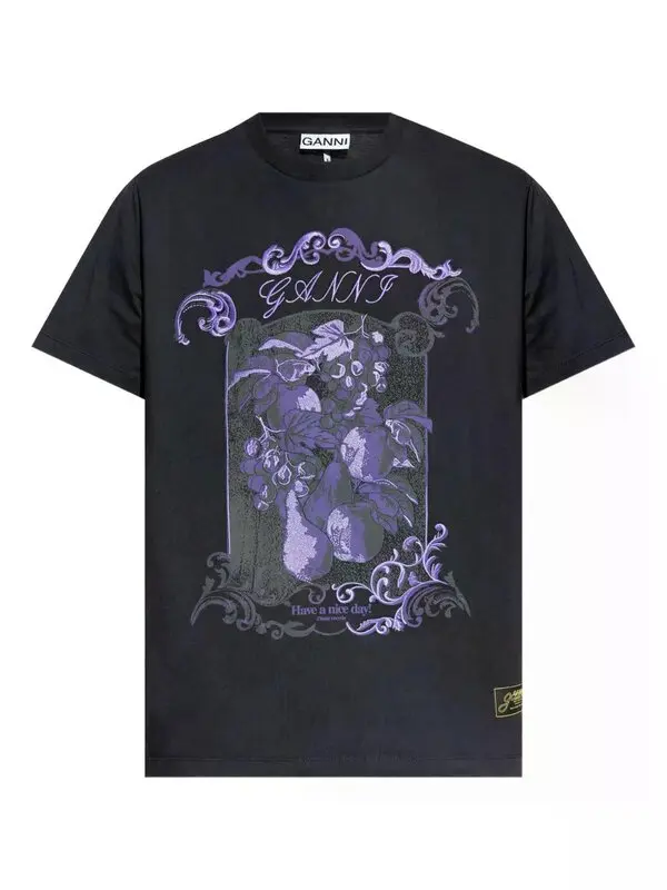 GANNI Cotton T-shirt