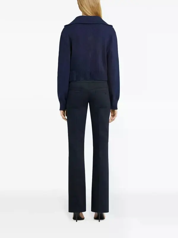COURREGES Quarter Zip Jumper - Blue