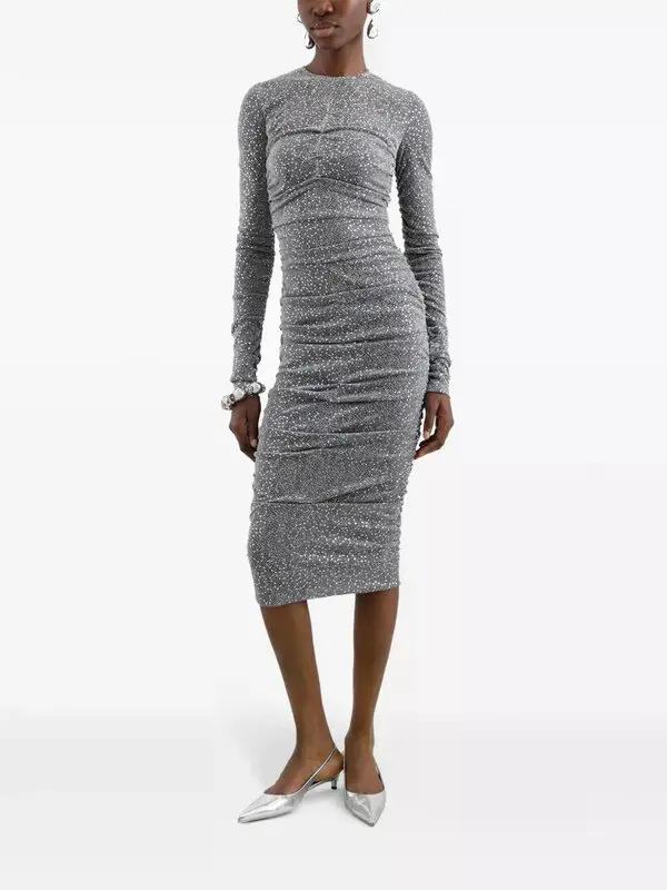 Dolce & Gabbana Sequinned Midi Dress