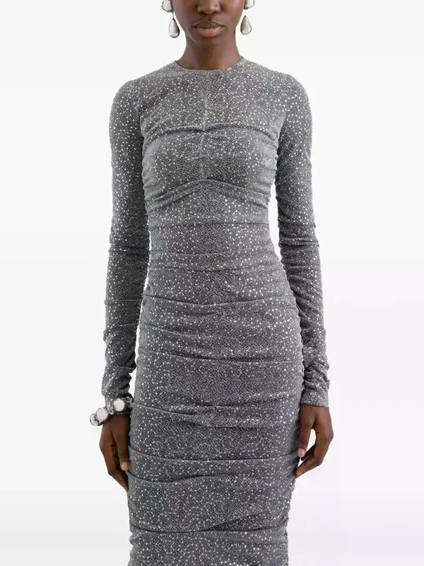 Dolce & Gabbana Sequinned Midi Dress