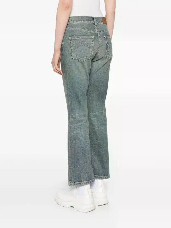 Kenzo Bara Flared Cropped Jeans