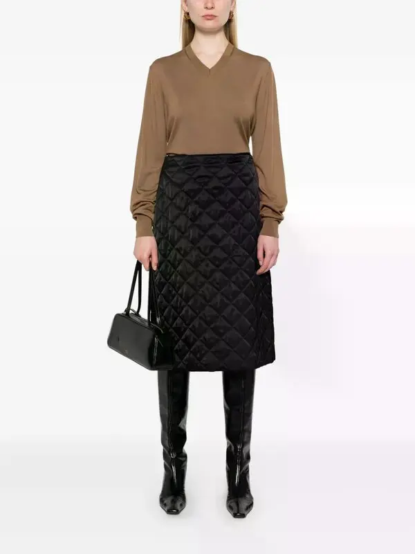 Khaite V-neck Long Sleeve Sweater