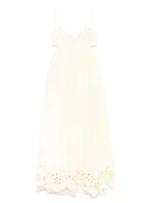 Zimmermann Floral-embroidered Dress