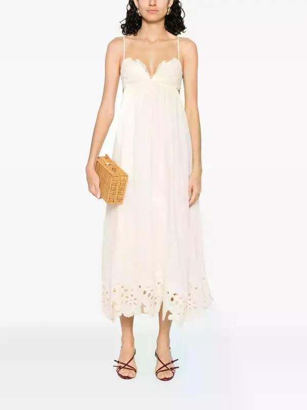 Zimmermann Floral-embroidered Dress