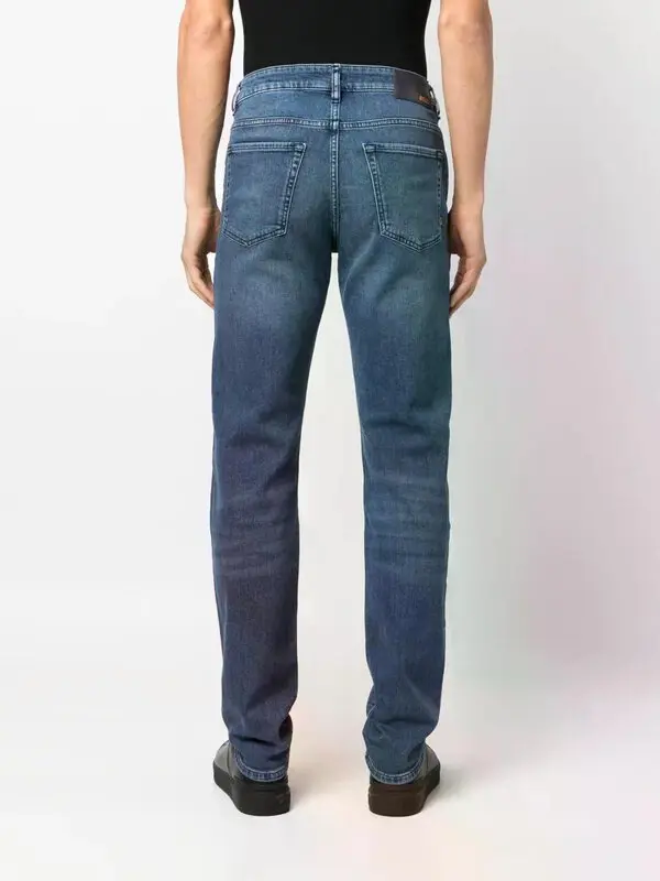 BOSS Tapered-leg Mid-rise Jeans