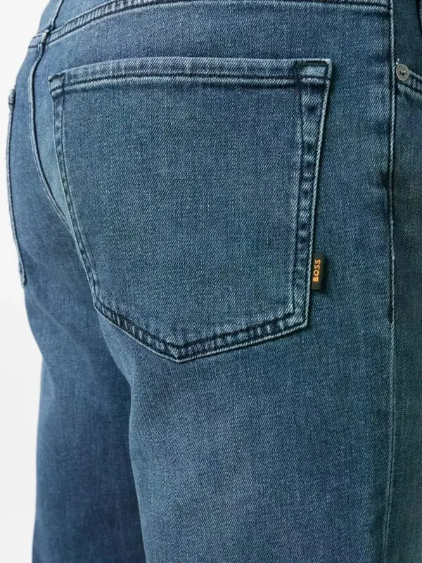 BOSS Tapered-leg Mid-rise Jeans