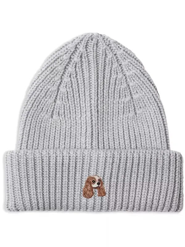 PELO FOUNDATION Cavalier King Beanie Hat - Grey