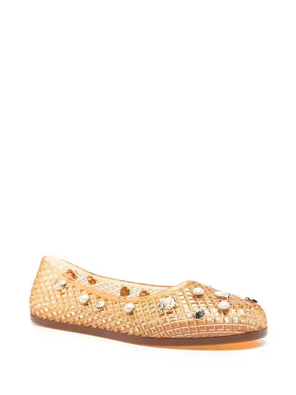 ANCIENT GREEK SANDALS Iro Ballet Flats - Brown