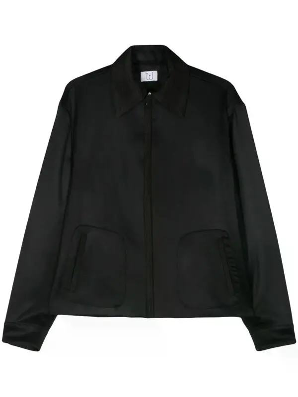 WINNIE N.Y.C Straight-hem Wool Jacket