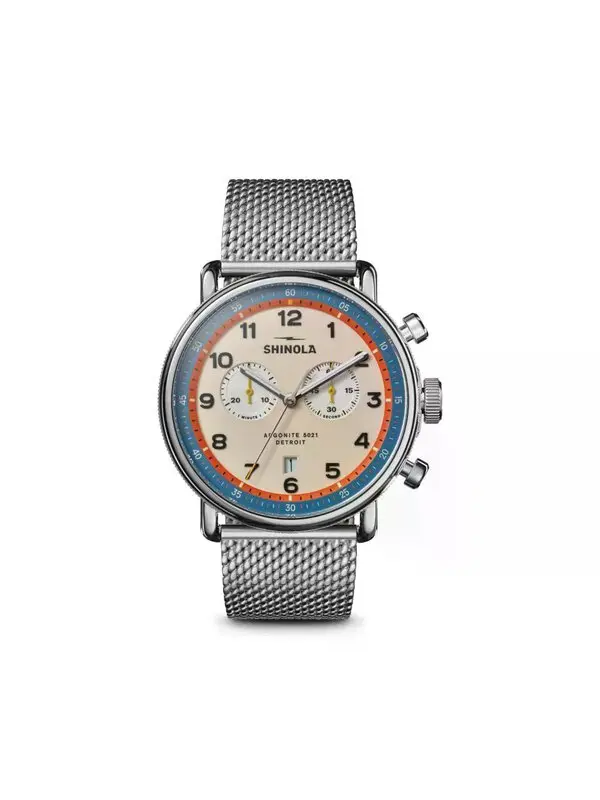 Shinola The Canfield Chrono 43mm Watch - Neutrals