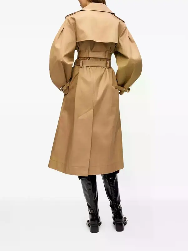 GANNI Belted Trench Coat