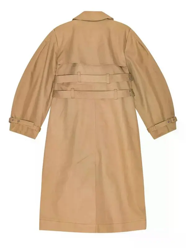 GANNI Belted Trench Coat