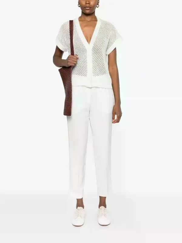 Peserico Beaded Trim-detail Trousers