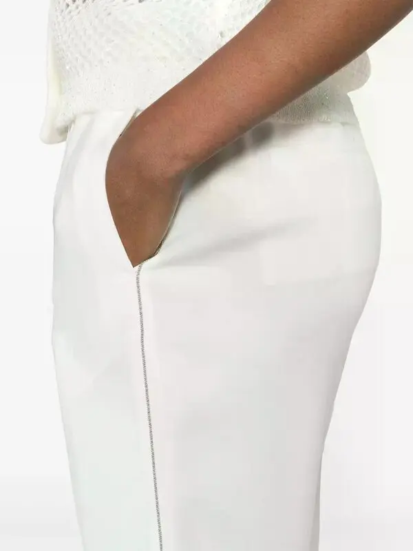Peserico Beaded Trim-detail Trousers