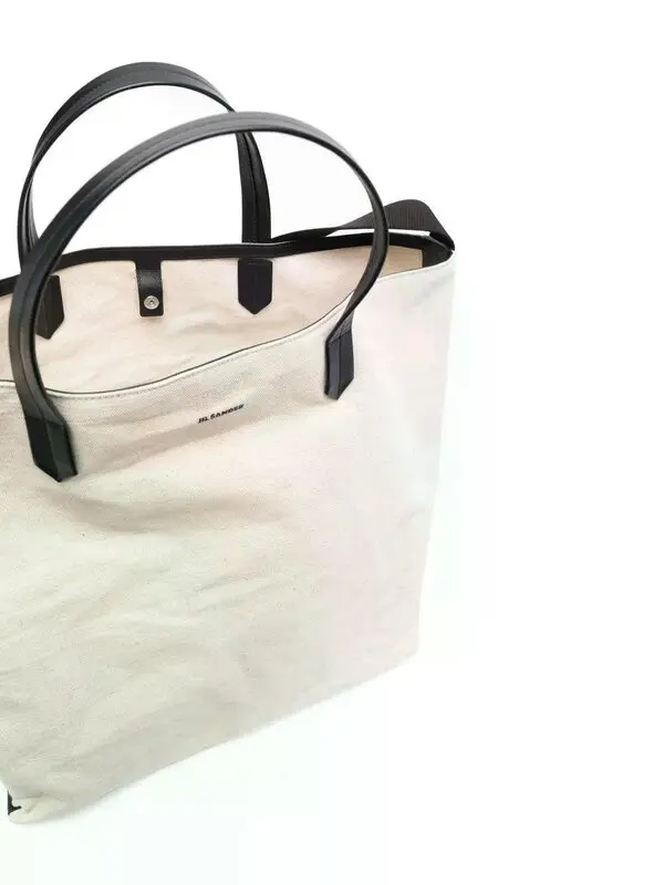 JIL SANDER Tape Medium Tote Bag - White