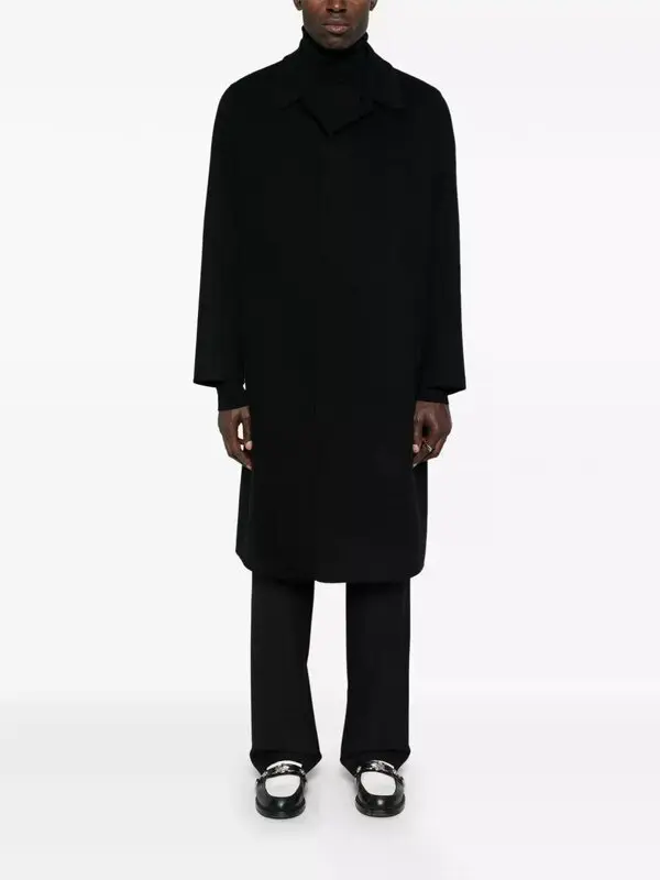 LARDINI Virgin Wool Felted Coat
