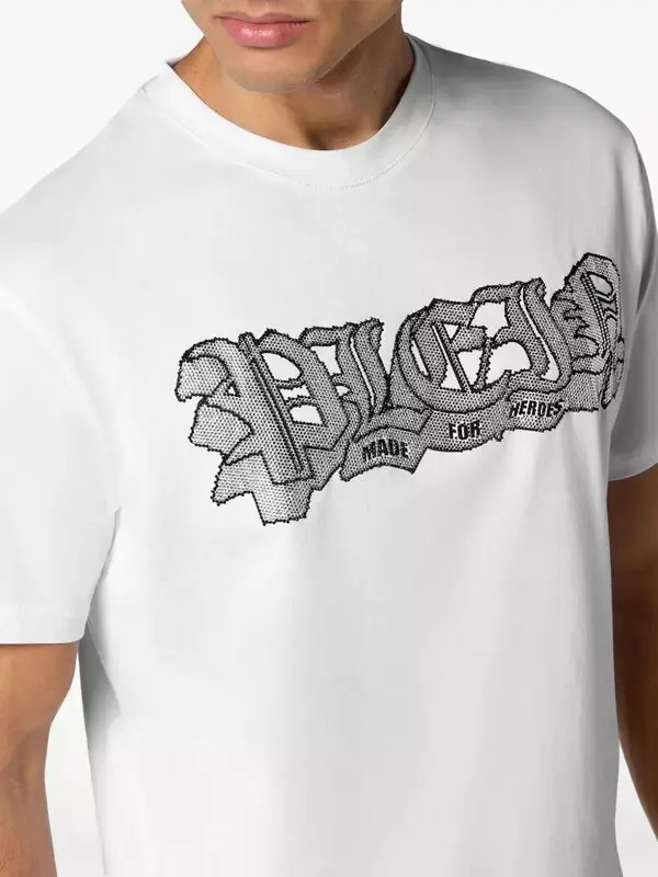 Philipp Plein Logo-embellished Cotton T-shirt